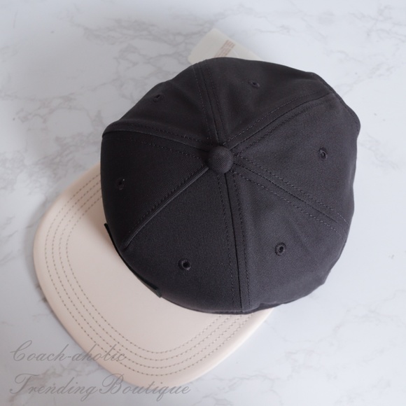 Coach | Accessories | Nwt Coach Flat Brim Colorblock Hat Baseball Cap ...